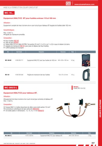 Catalogue SICAME FRANCE - Solutions pour Lignes HTA/BT (anciennement GSL) by Sicame - Issuu