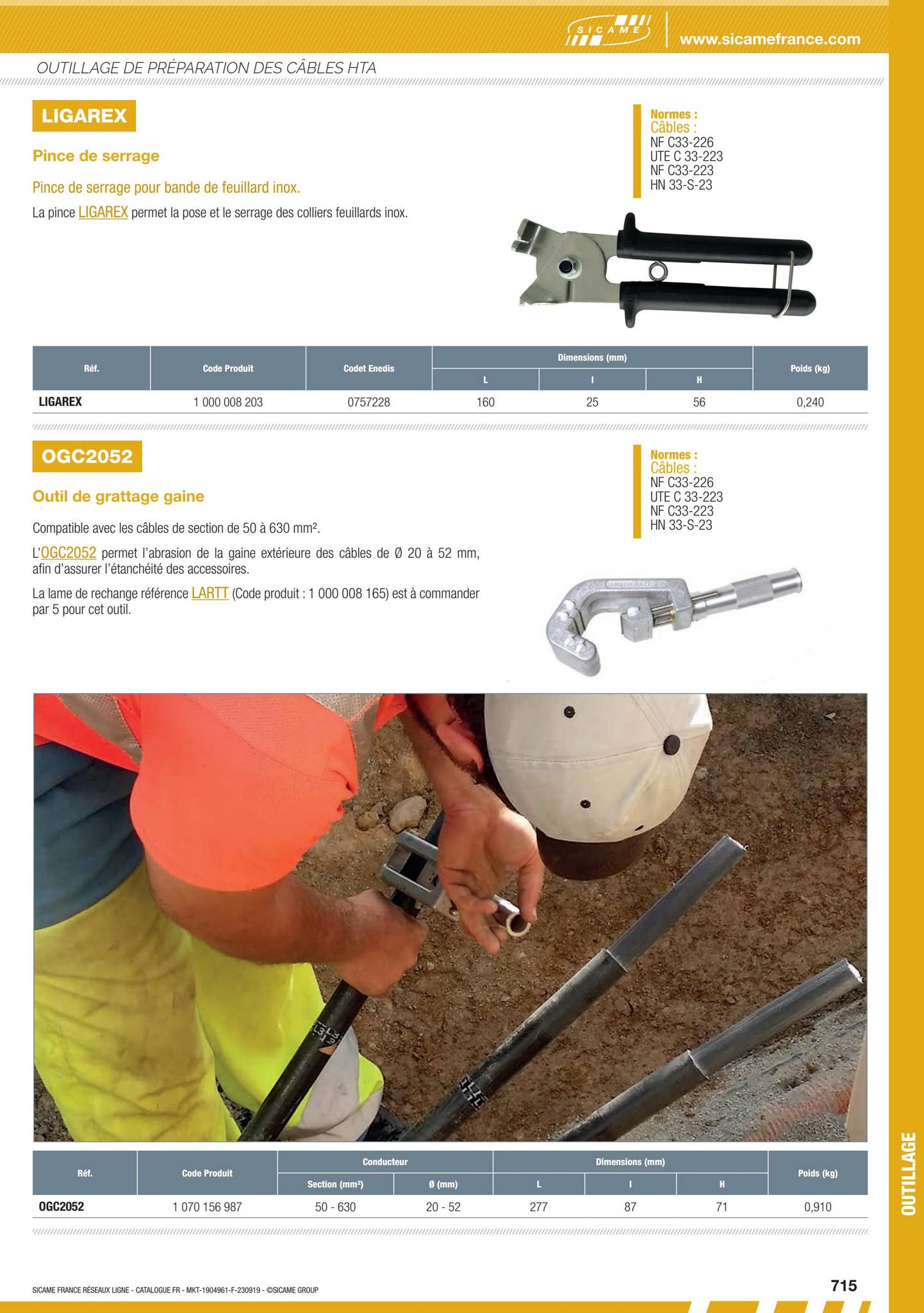 Catalogue SICAME FRANCE - Solutions pour Lignes HTA/BT (anciennement GSL) by Sicame - Issuu