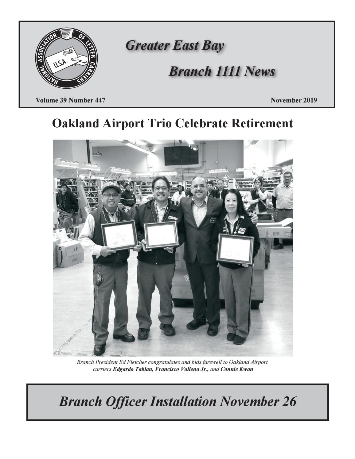 November 2019 Newsletter by NALC Branch 1111 - Issuu