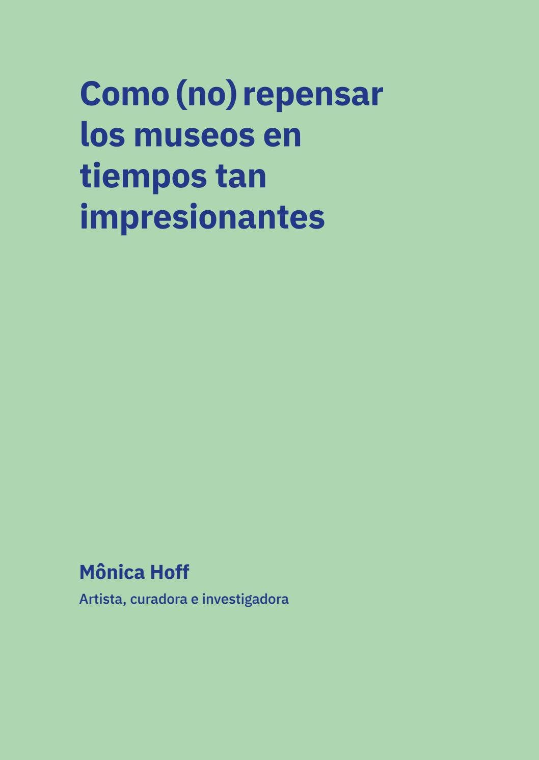 Repensar los museos by Museo Nacional Thyssen-Bornemisza - Issuu