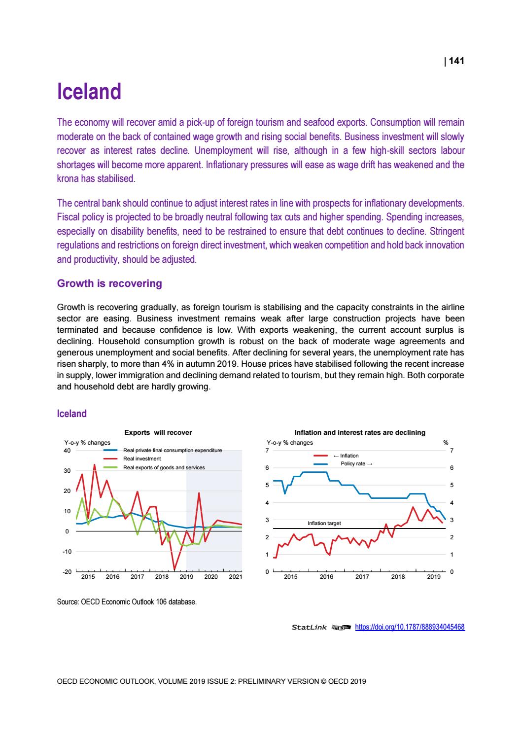 Iceland - OECD Economic Outlook 2019 by OECD - Issuu