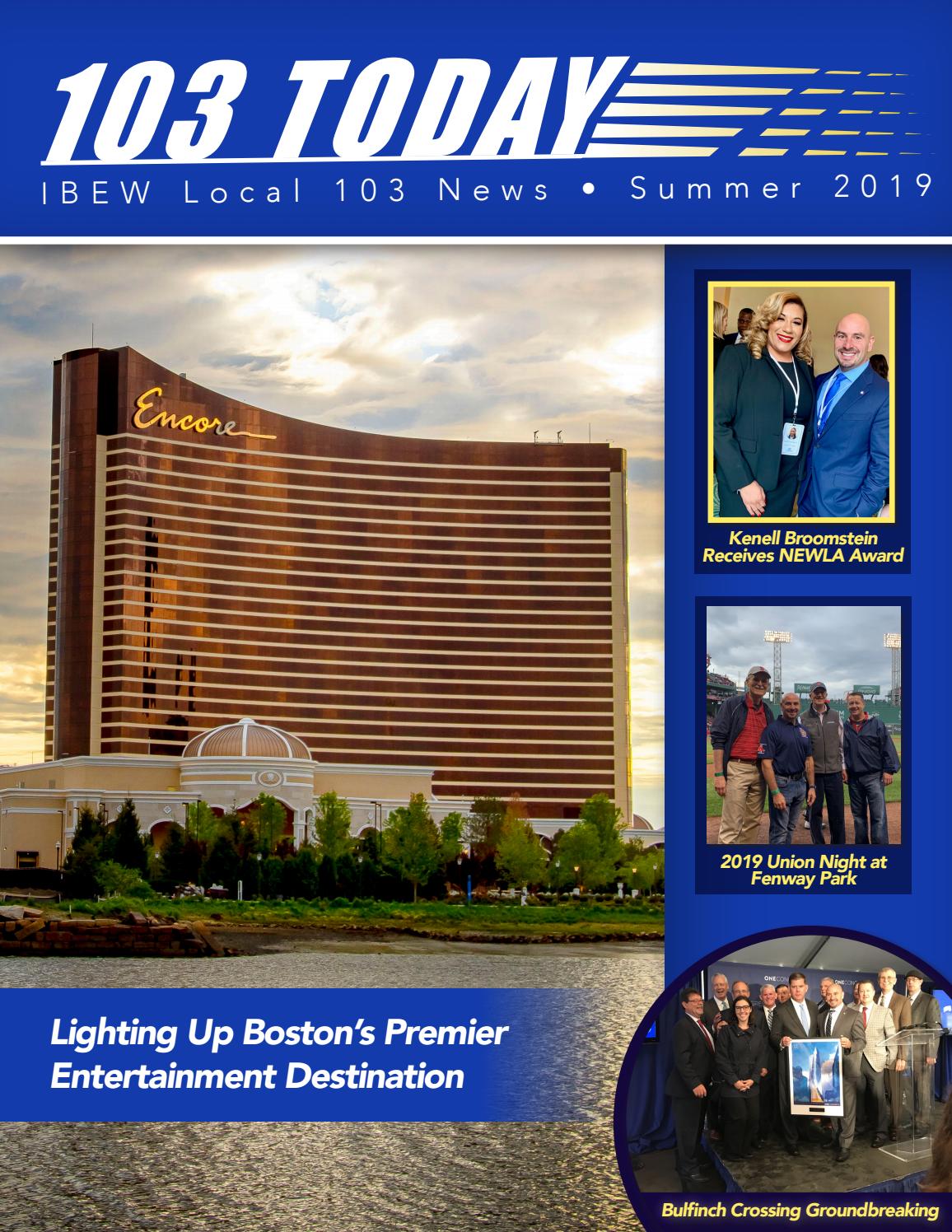 103 Today – Summer 2019 by IBEW Local 103 - Issuu