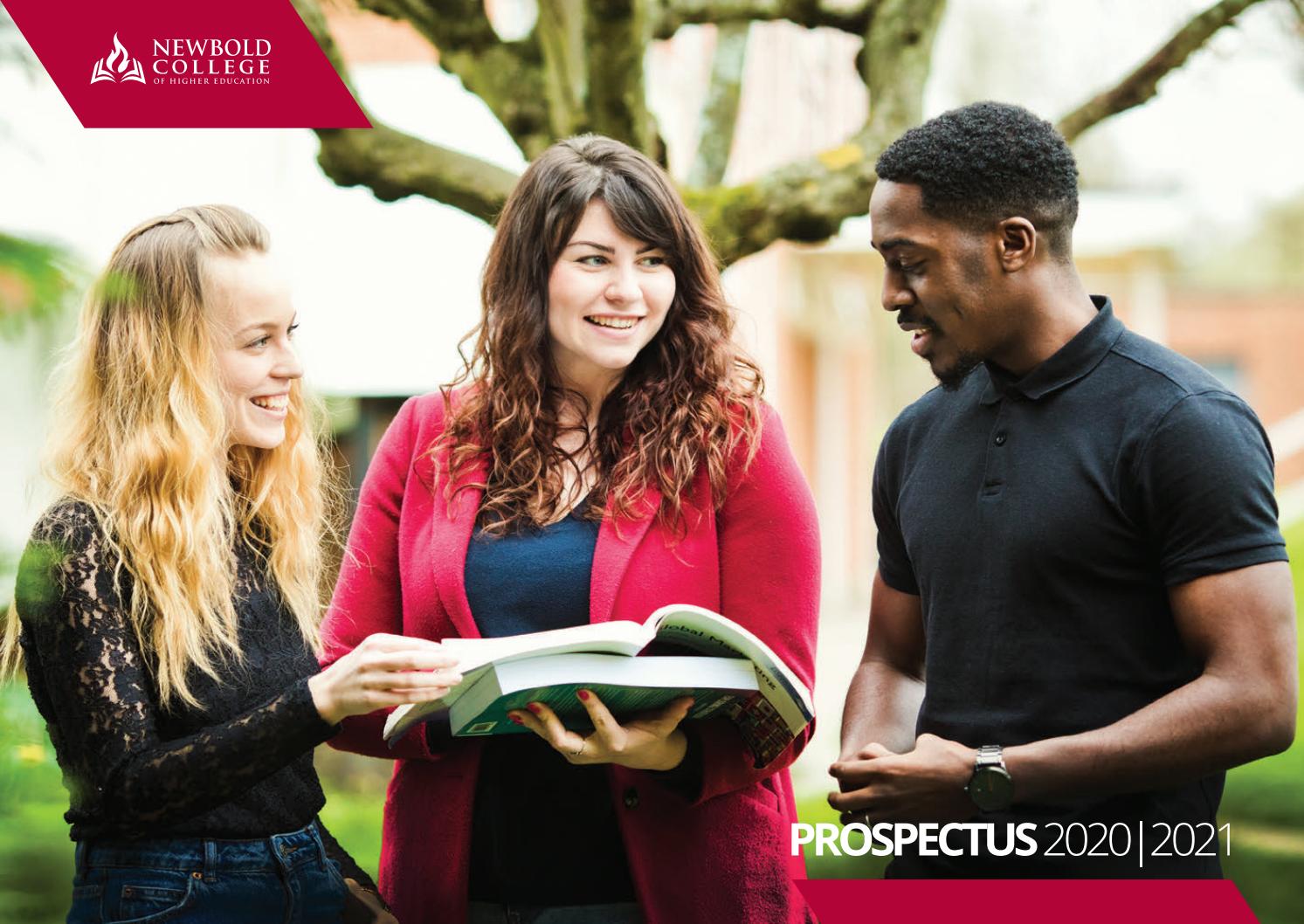 Newbold Prospectus 2020/21 by Newbold College of Higher Education - Issuu