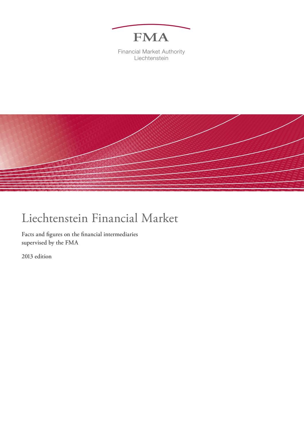 Liechtenstein Financial Market 2013 by fma-li - Issuu