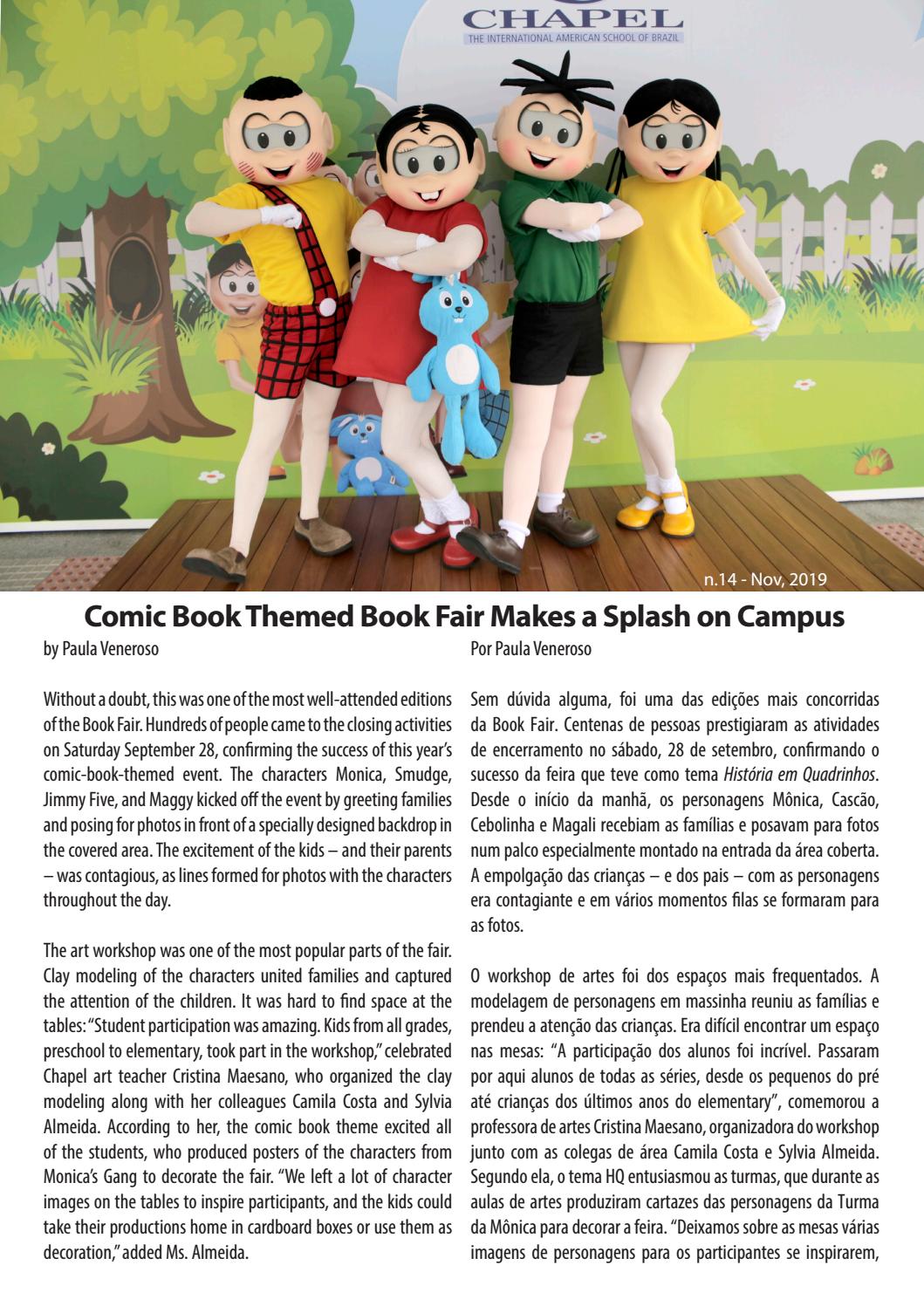 Flyer #14 Nov 2019 | Book Fair 2019 | Comic Books by Chapel School - Issuu