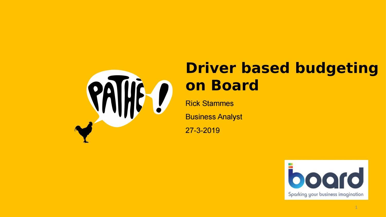“Driver based Budgeting on Board” - Pathé by Finext - Issuu