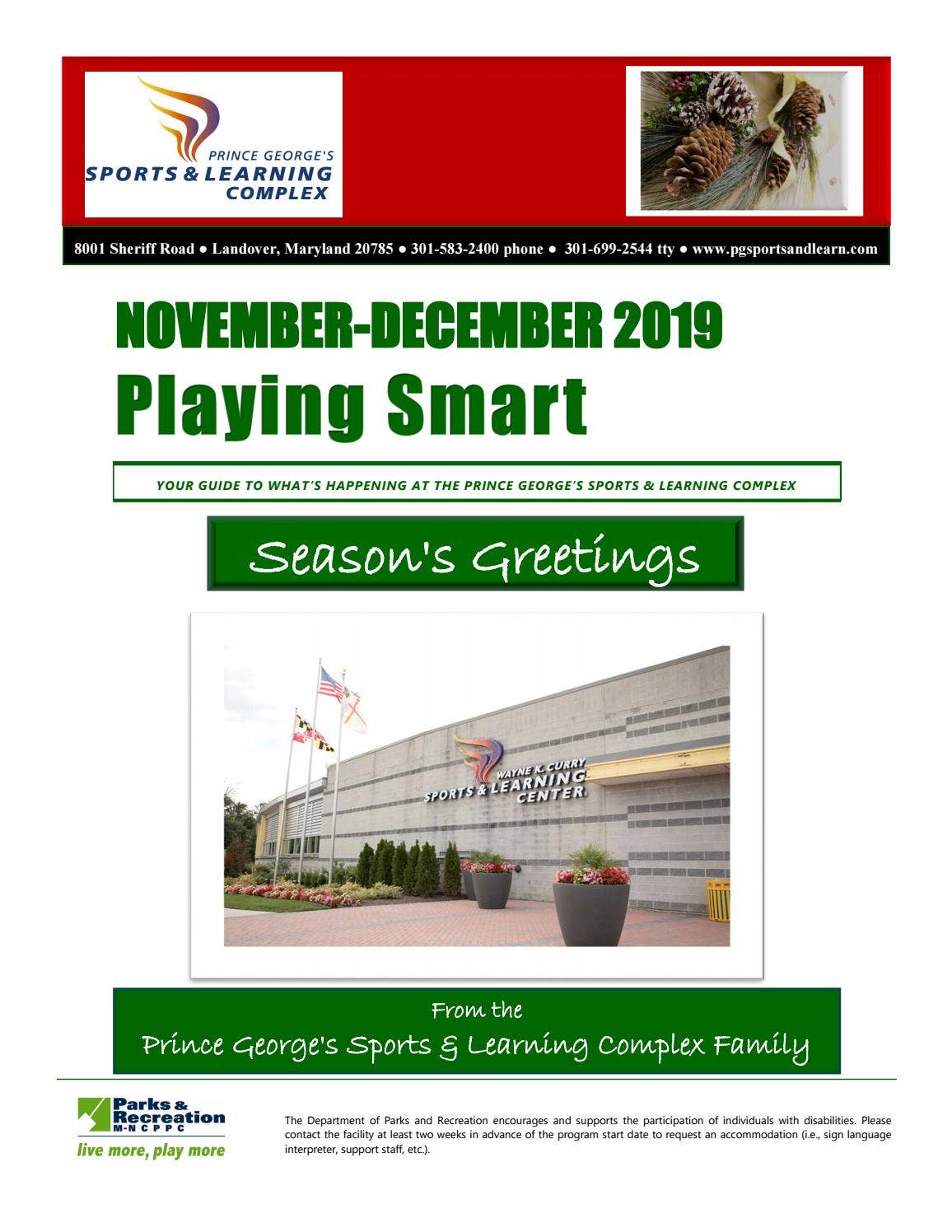 Prince George's Sports and Learning Complex: Playing Smart by M-NCPPC ...