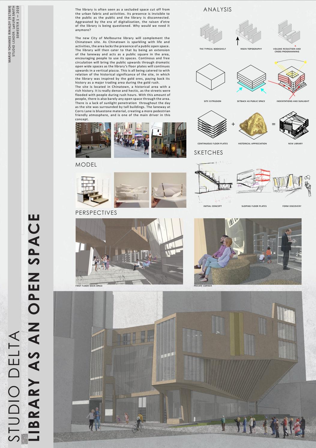 Design Studio Delta | City of Melbourne Library | The Golden Library by ...