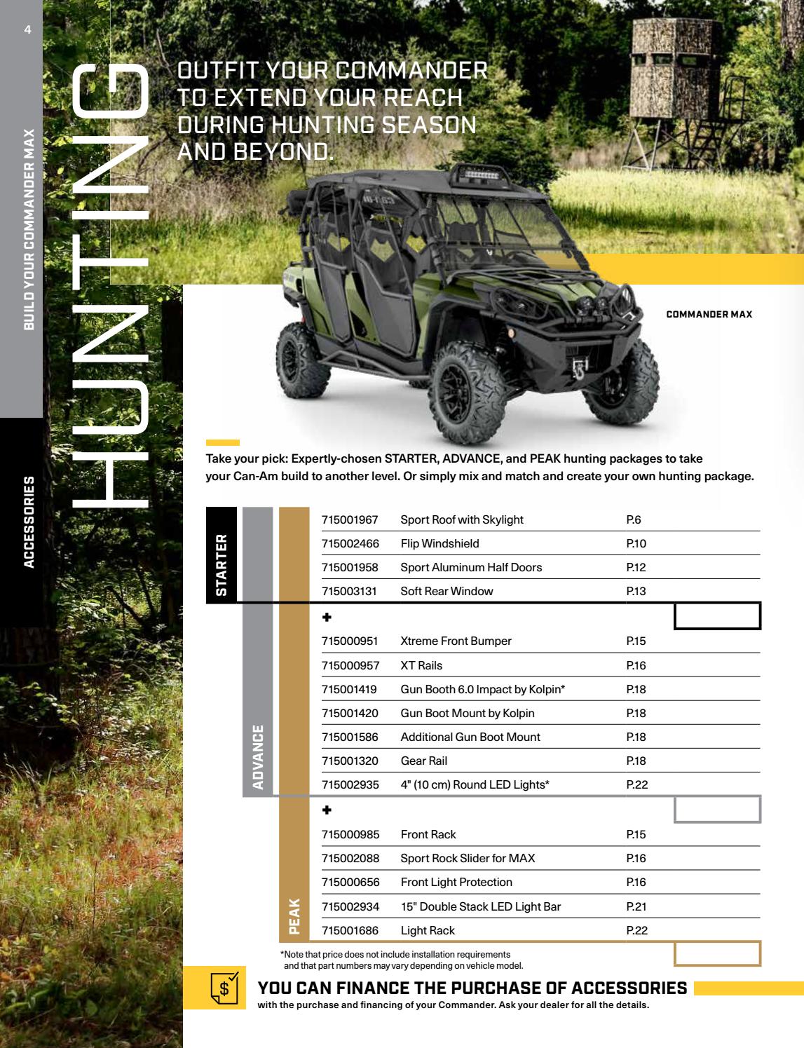 Can-Am Commander PAC Catalog AU by Triple 888 Studios - Issuu