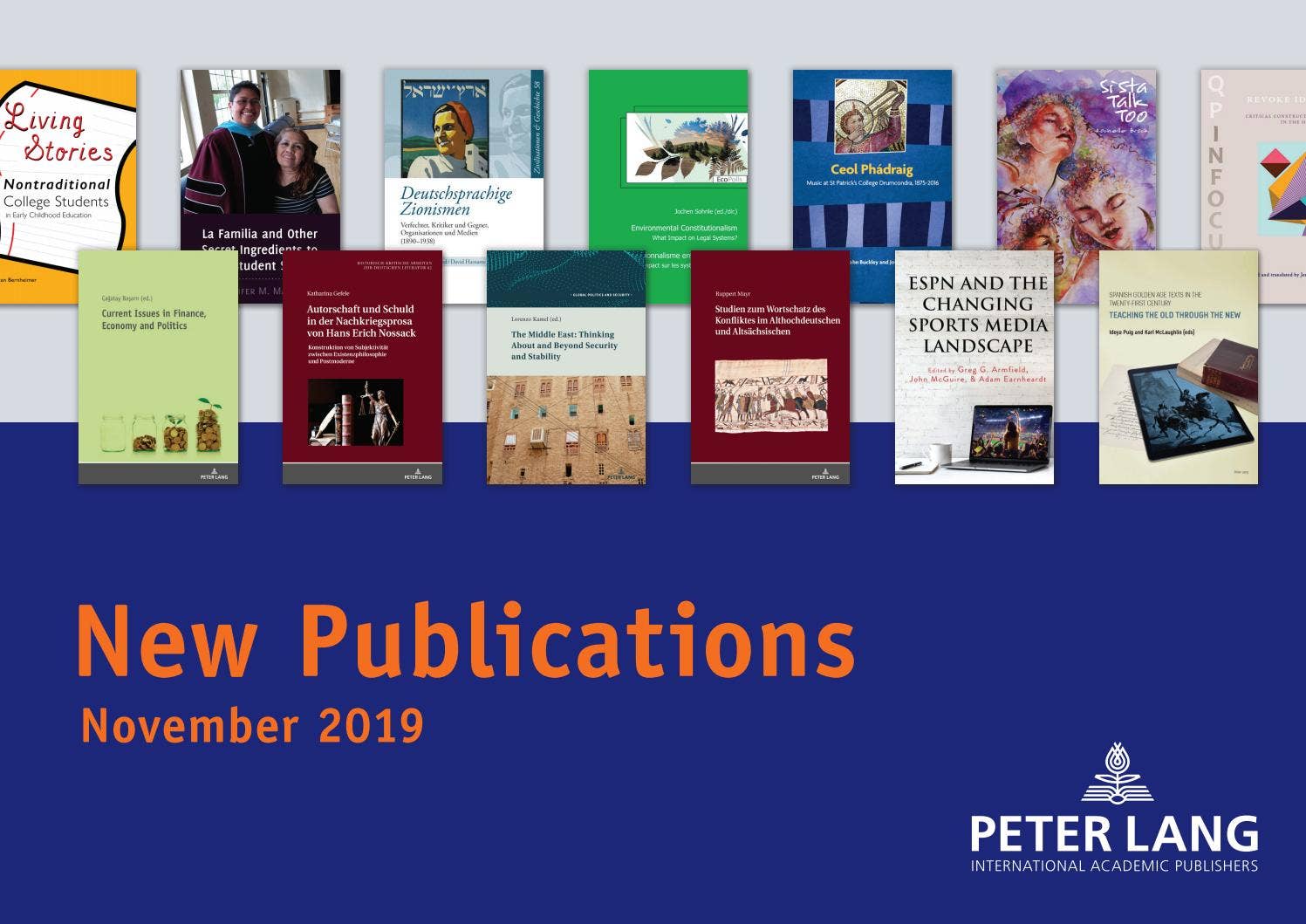 November New Titles by Peter Lang Publishing Group - Issuu