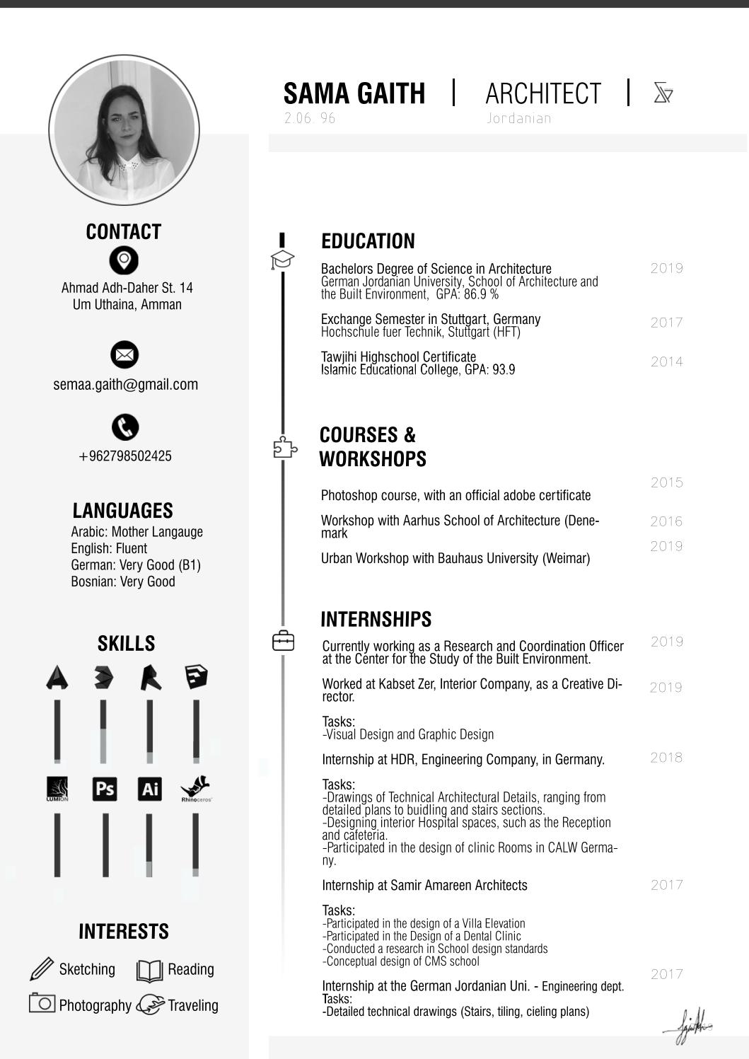 Resume - Sama Gaith by Sama Gaith - Issuu