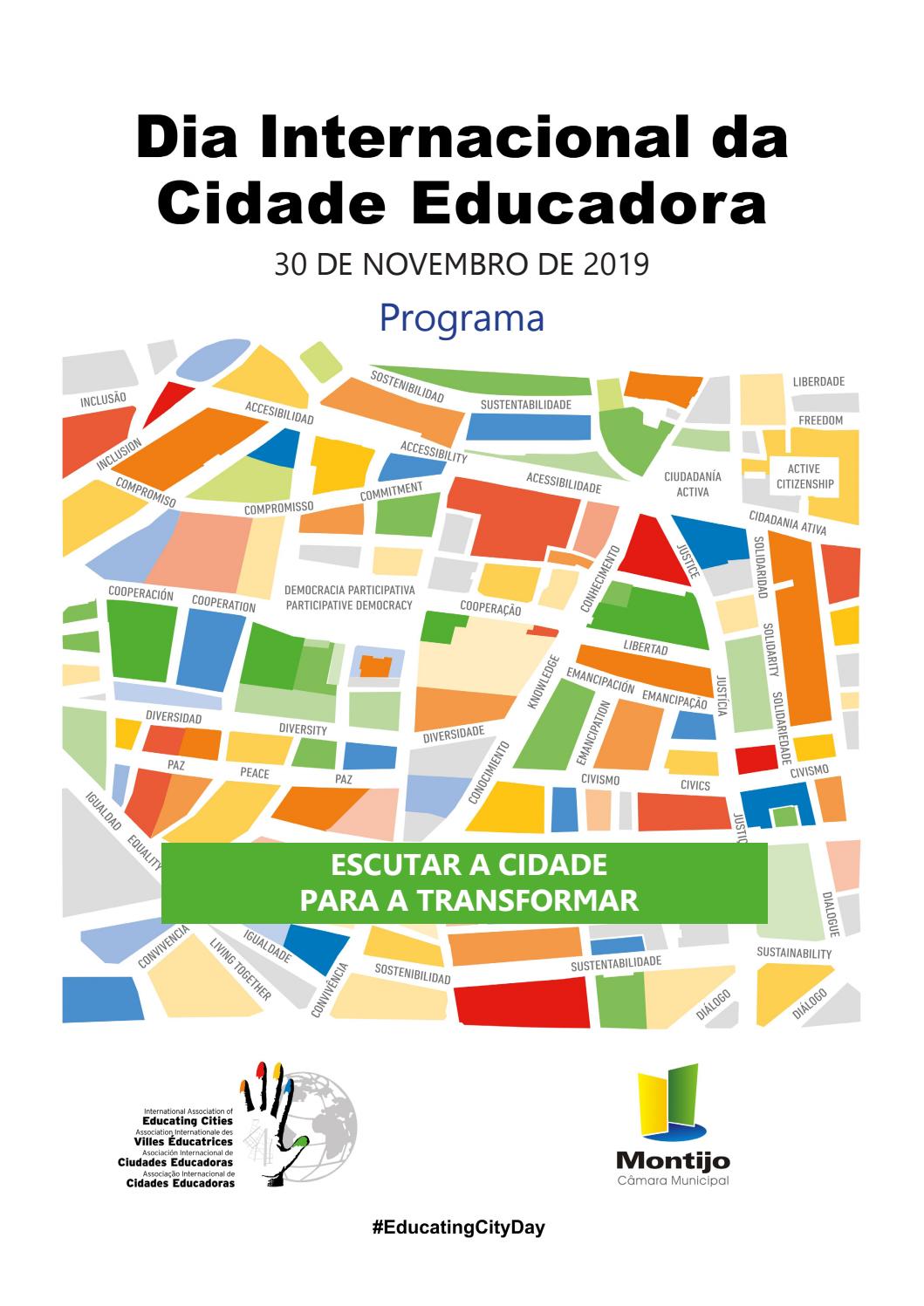Dia Internacional da Cidade Educadora 2019 by Câmara Municipal do ...