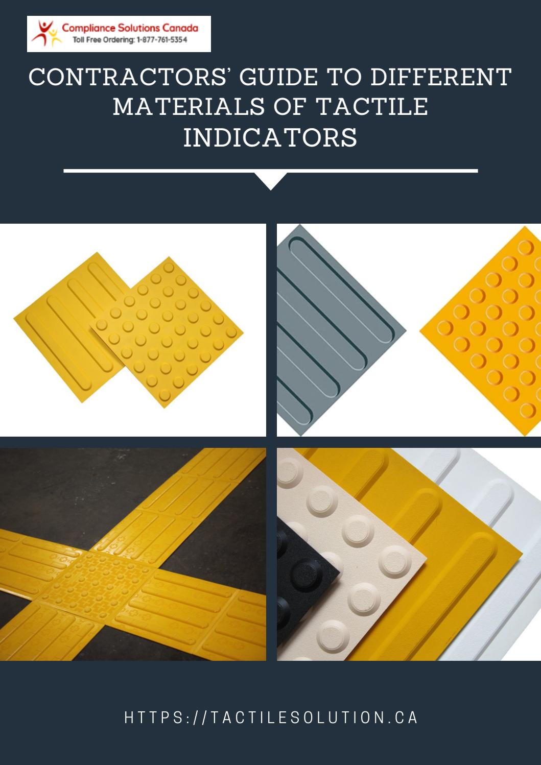 Contractors’ Guide to Different Materials of Tactile Indicators by ...