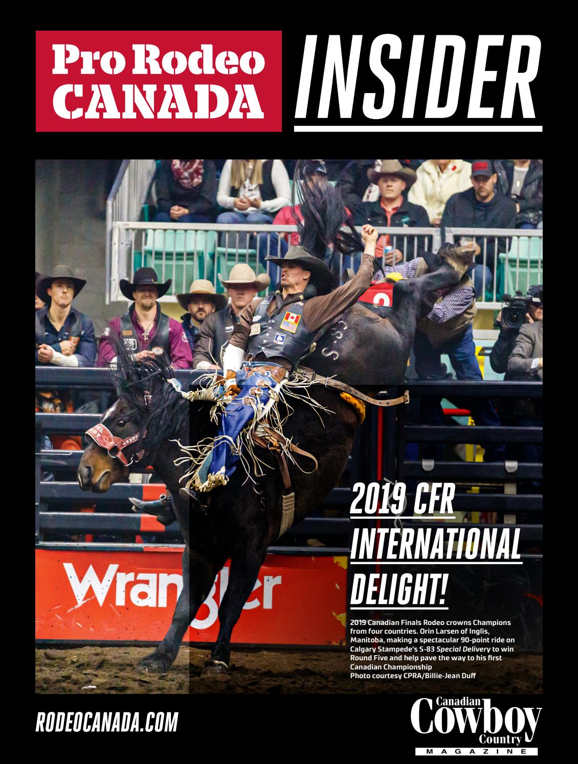 Pro Rodeo Canada Insider - Dec 2019/Jan 2020 by Tanner Young Publishing ...