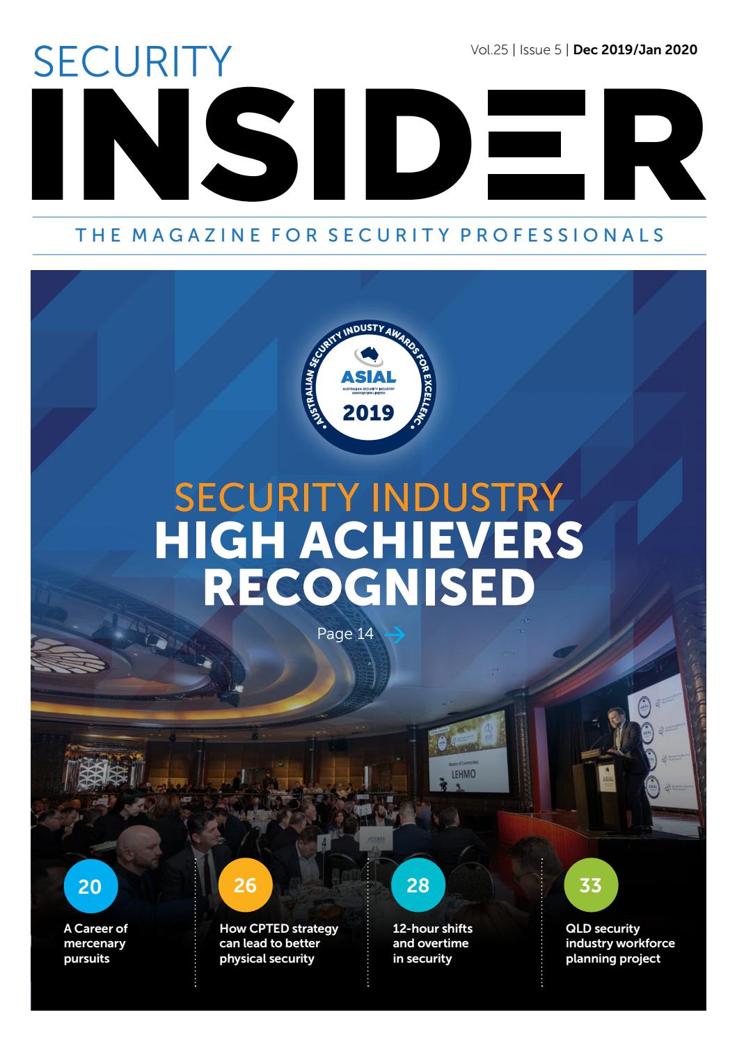 Security Insider Magazine Vol. 25 Issue 5 December 2019/January 2020 by ...