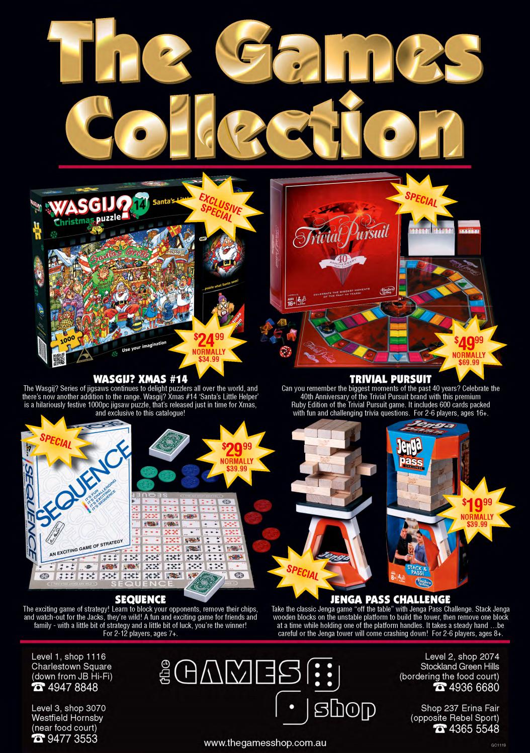 Xmas Catalogue The Games Shop - www.thegamesshop.com.au by DigiCloud ...