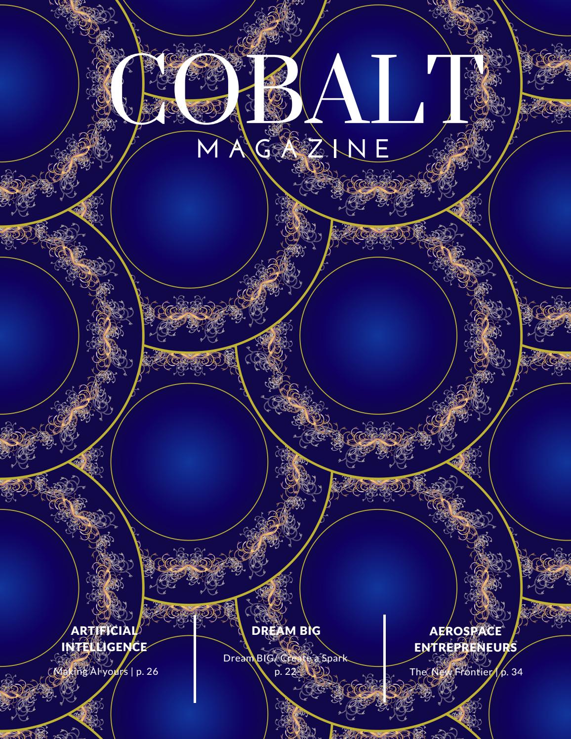 COBALT Magazine by COBALT Magazine - Issuu