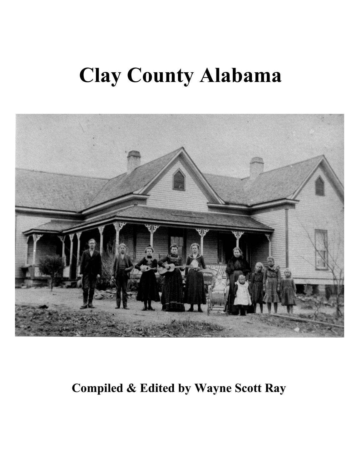 History of Clay County Alabama by HMS Press - Issuu