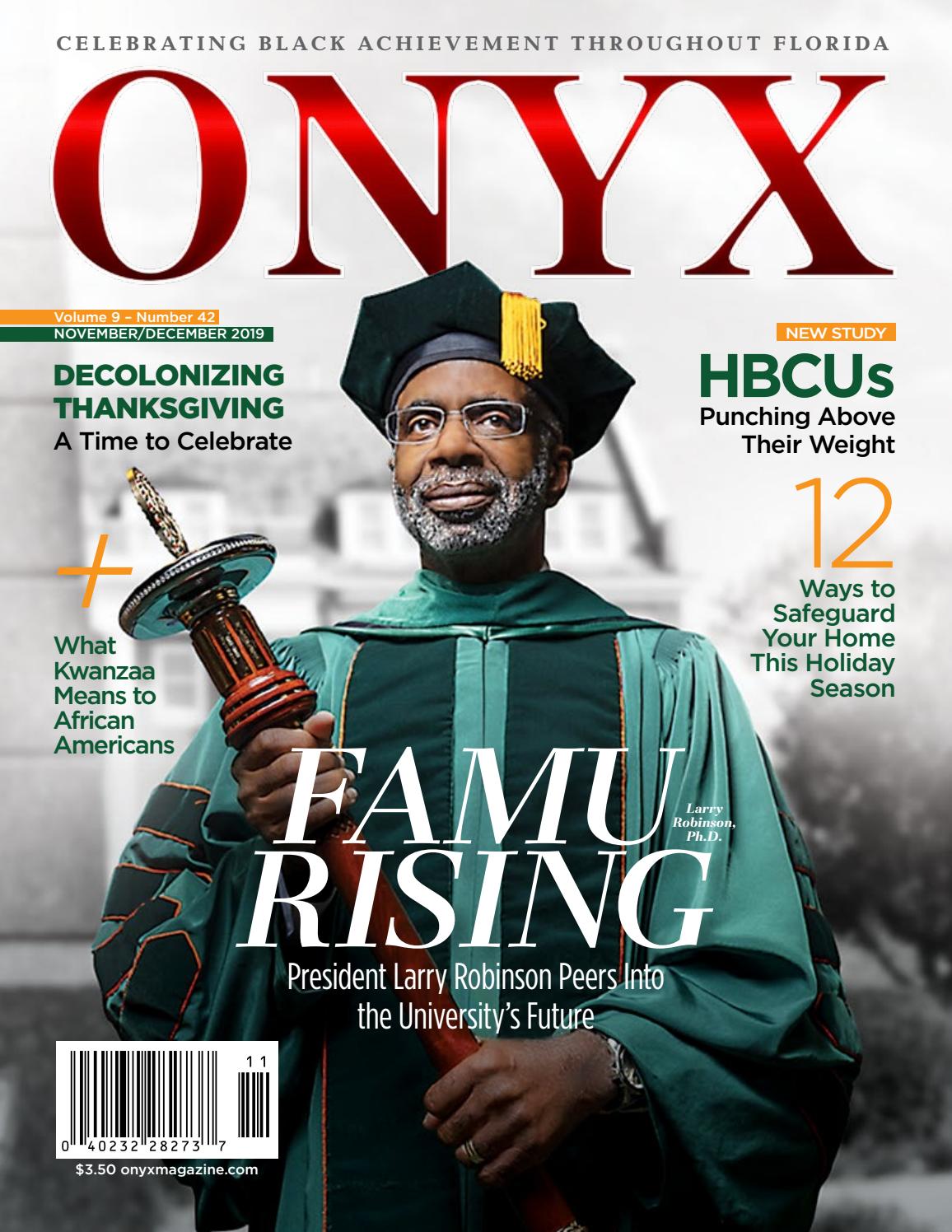 ONYX Magazine November/December_2019 by ONYX MAGAZINE - Issuu