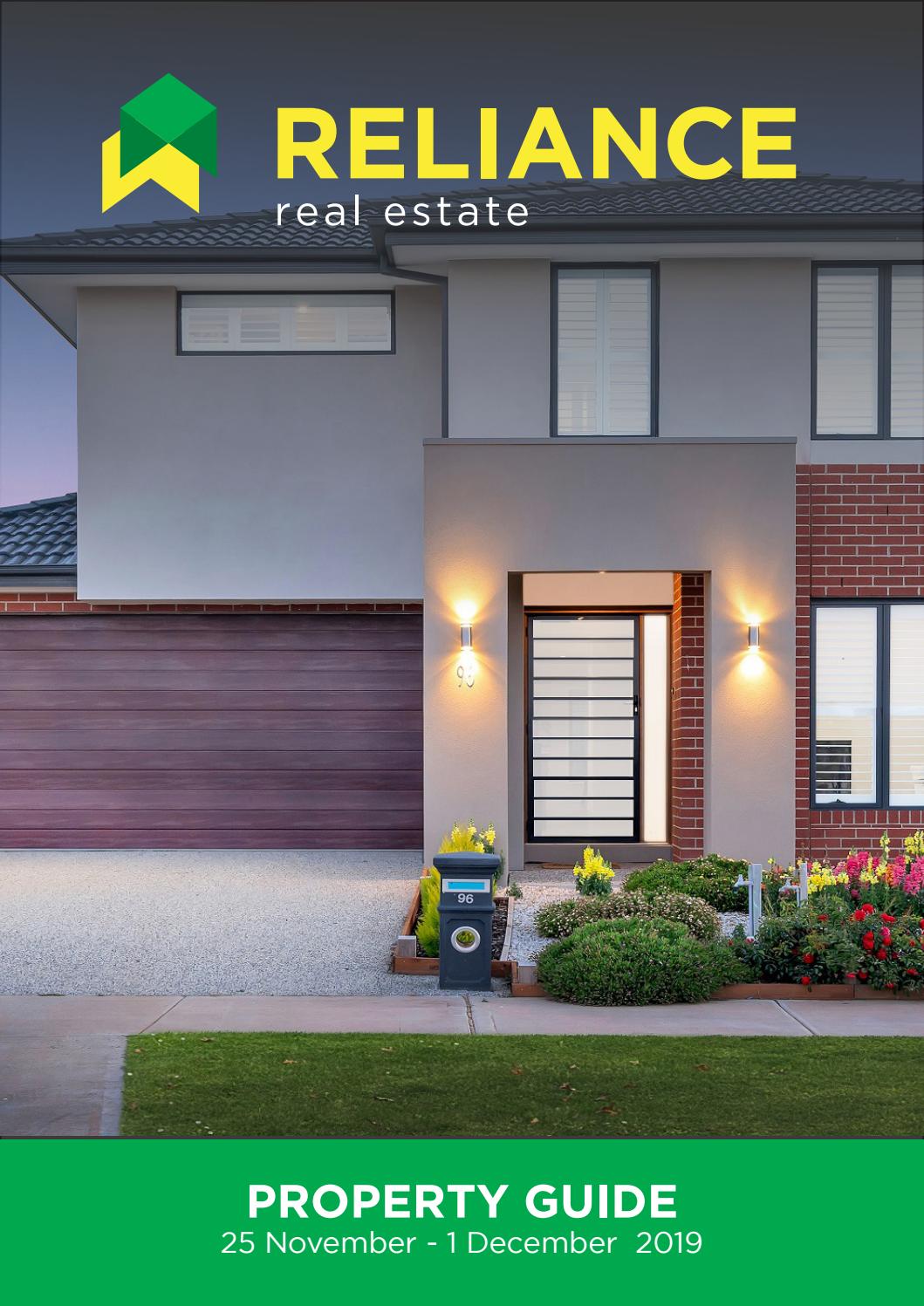 Property Guide 25 November - 1 December 2019 by Reliance Real Estate ...