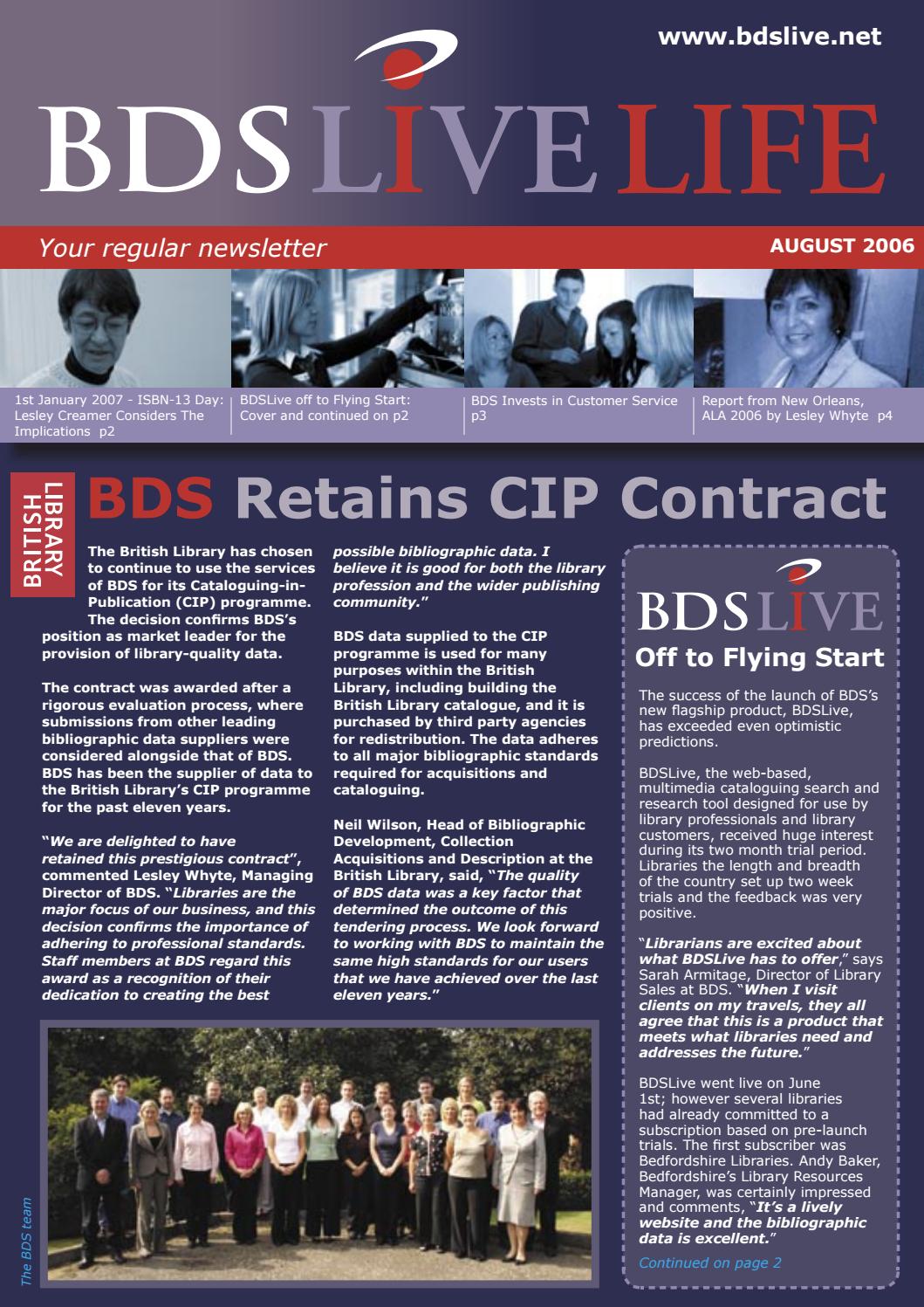 BDSLife, Autumn 2006 by BDS-Live - Issuu
