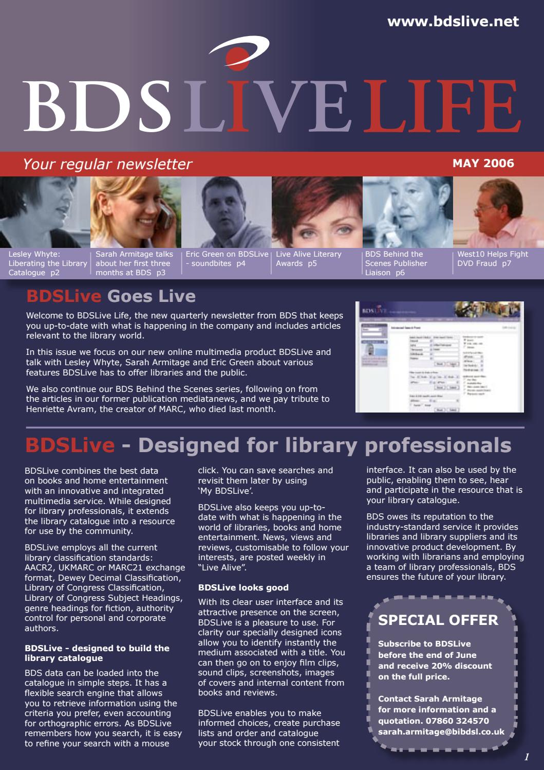 BDSLife, Summer 2006 by BDS-Live - Issuu