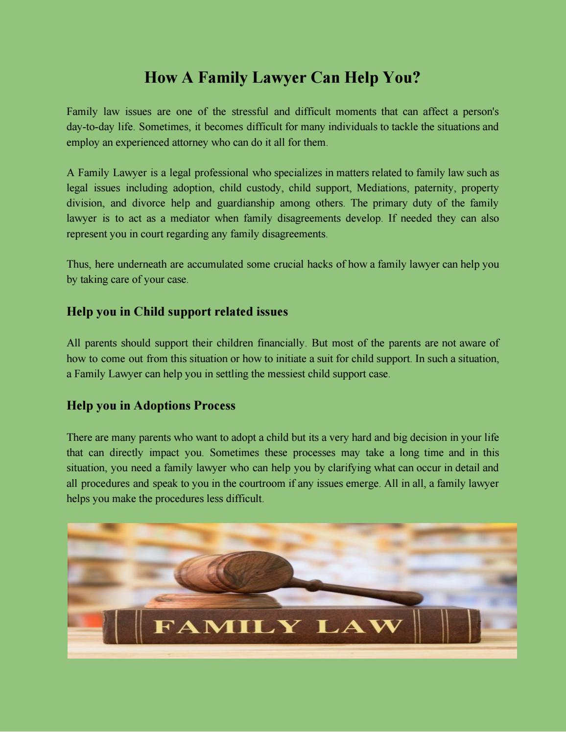 Family law in Austin TX by Sanchez & Flores, Attorneys at Law LLC - Issuu