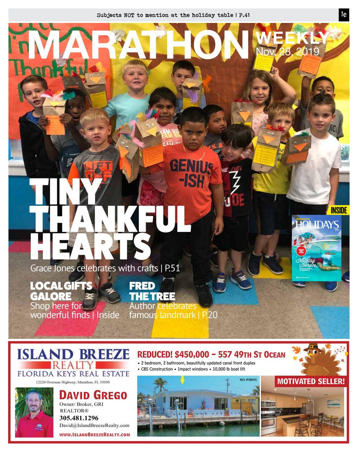 Marathon Weekly –11/28/19 by Keys Weekly Newspapers - Issuu