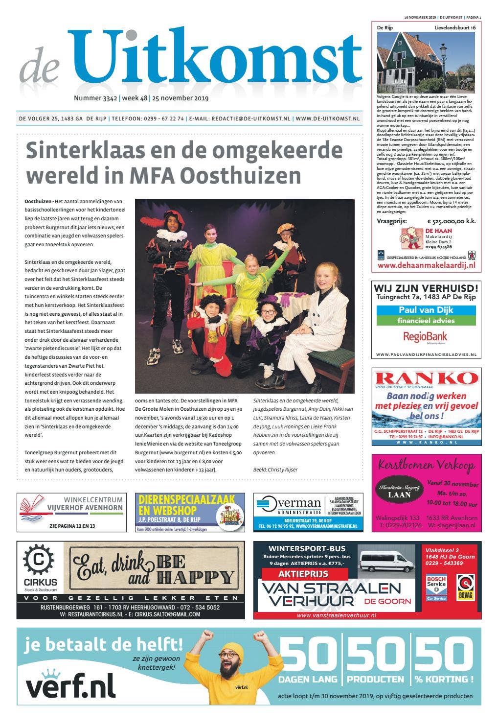 De Uitkomst, week 48 2019 by Uitgeverij De Uitkomst - Issuu