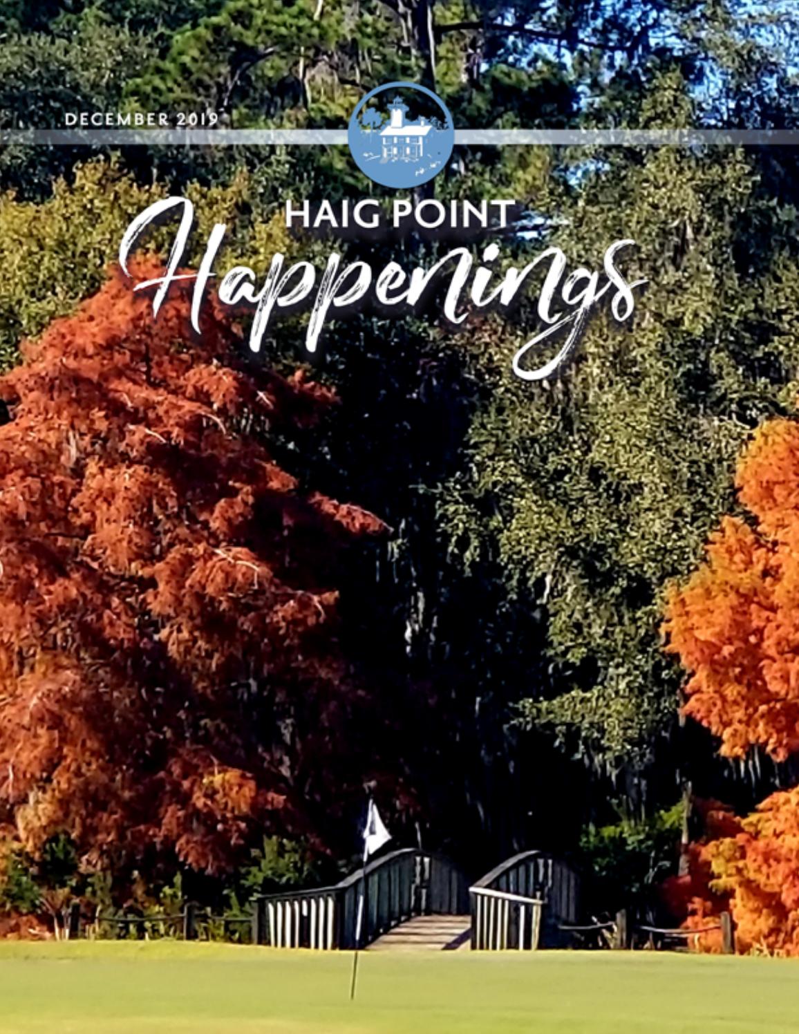 December 2019 Digital Happenings by Haig Point Club and Community ...