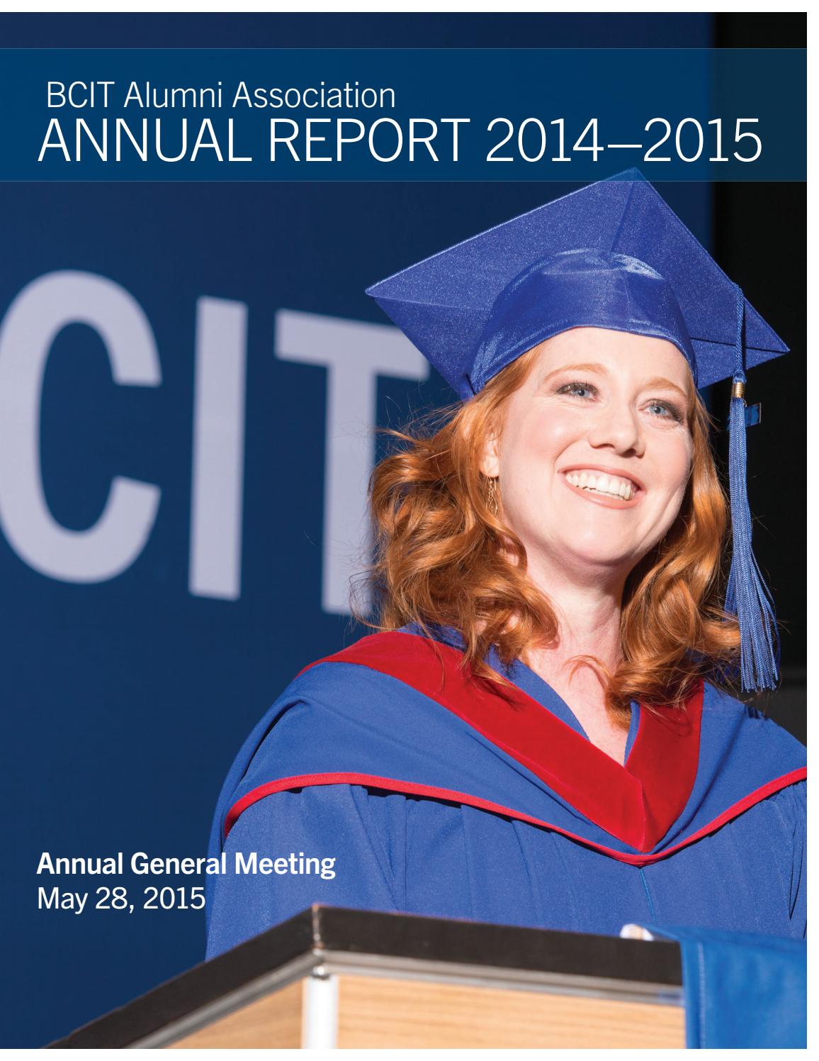 2014-2015 BCIT Alumni Association Annual Report by BCIT - Issuu