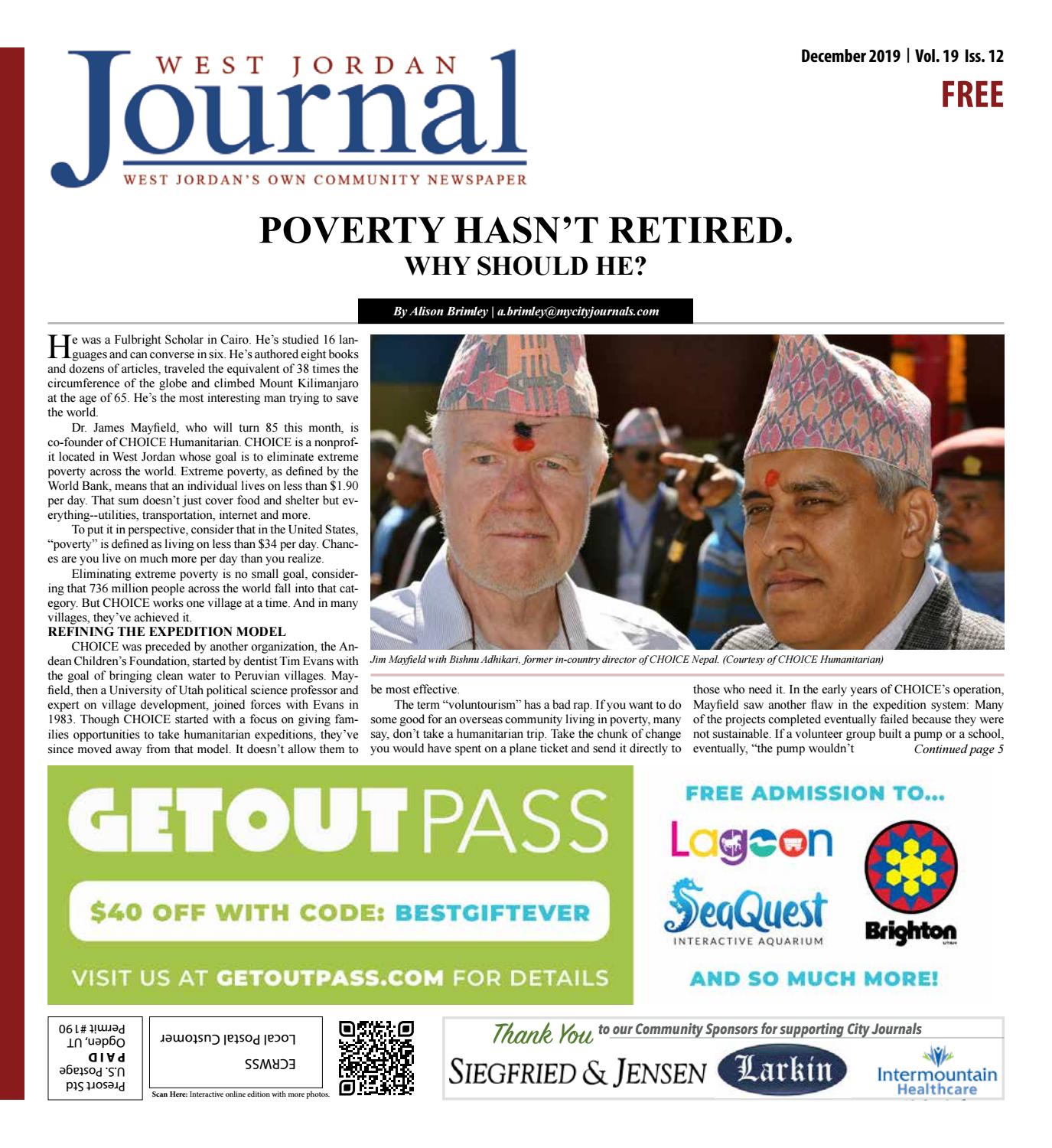 West Jordan City Journal DEC 2019 by The City Journals - Issuu