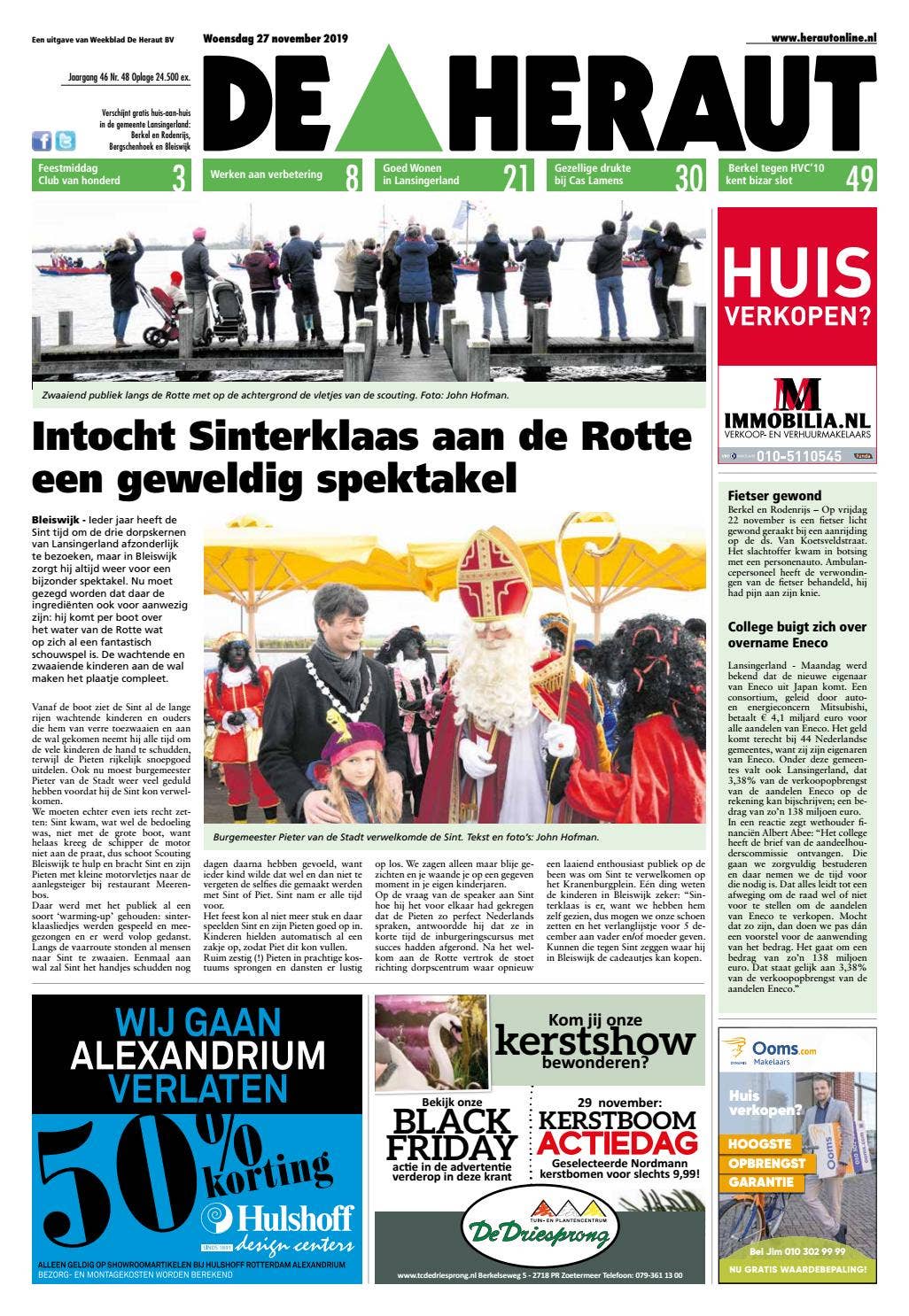 De Heraut week 48 2019 by Nieuwsblad De Heraut - Issuu