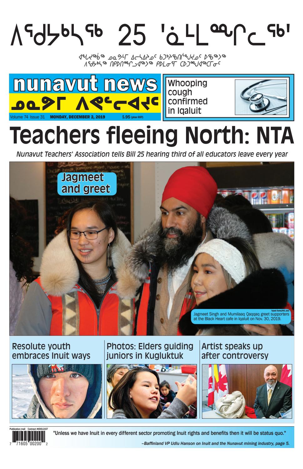 Nunavut News, Dec. 2 Edition by NNSL Media - Issuu