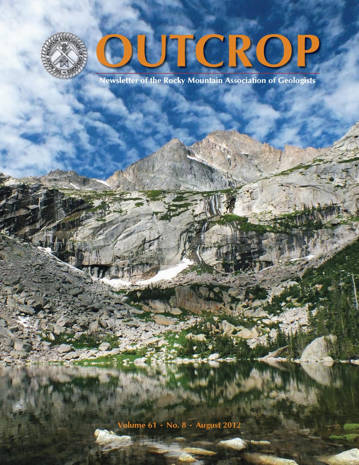 August 2012 Outcrop by The Rocky Mountain Association of Geologists - Issuu