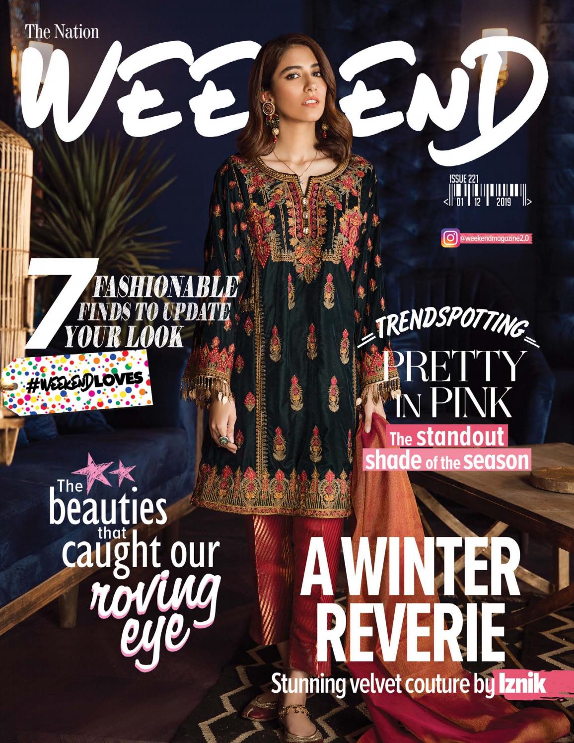 Weekend Magzine 01 Dec, 2019 by Weekend - Issuu