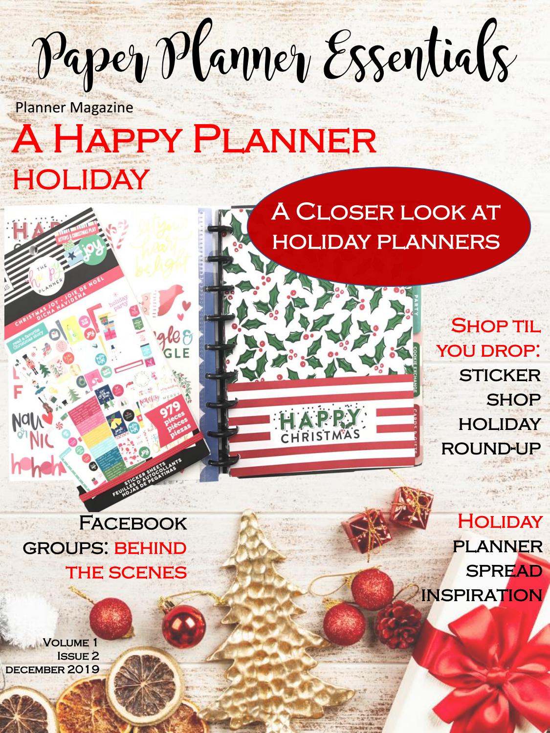 Paper Planner Essentials December 2019 by Paper Planner Essentials ...