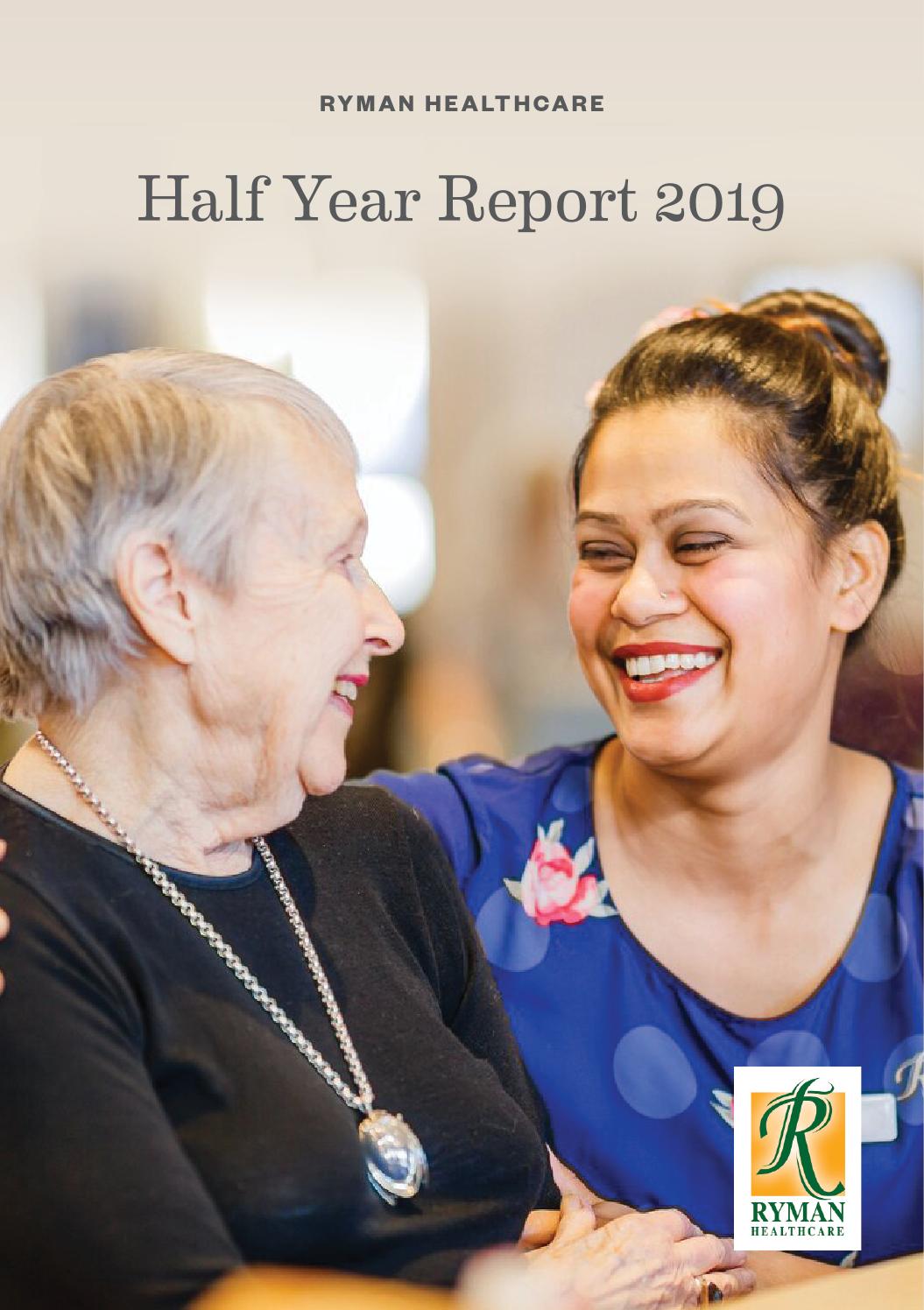 Ryman Half Year Report 2019 By Ryman Healthcare Ltd Issuu ryman-half-year-report-2019-by-ryman-healthcare-ltd-issuu
