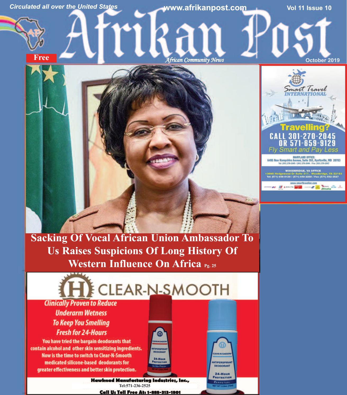 Afrikan Post October 2019 Issue by Afrikan Post - Issuu