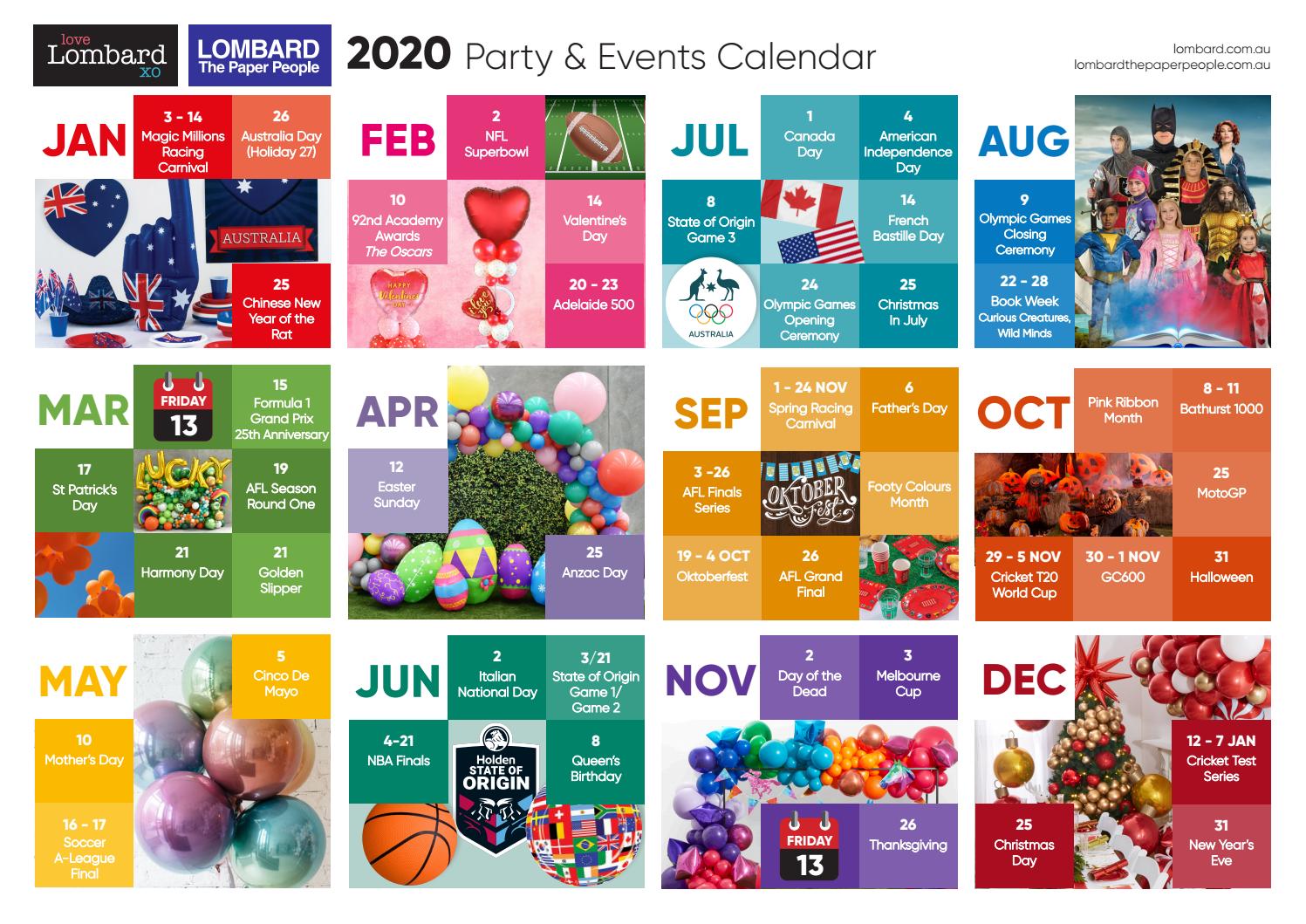 Lombard 2020 Party & Events Calendar by LombardCatalogues - Issuu