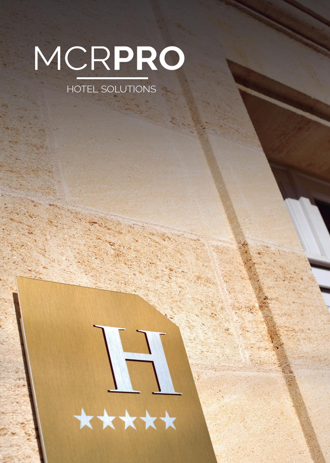 MCRPRO Hotel Solutions by GRUPO MCR - Issuu