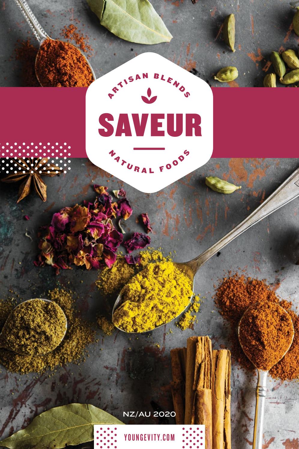 2020 Saveur Natural Foods Catalog NZ/AU (1219EN) by Youngevity ...