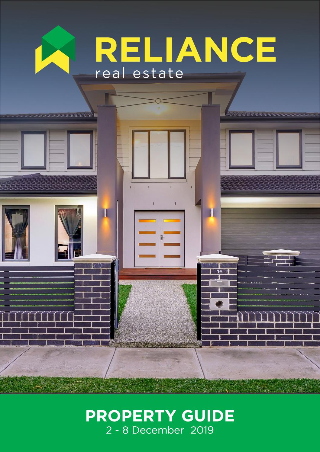 Reliance Property Guide 2 - 8 December 2019 by Reliance Real Estate - Issuu