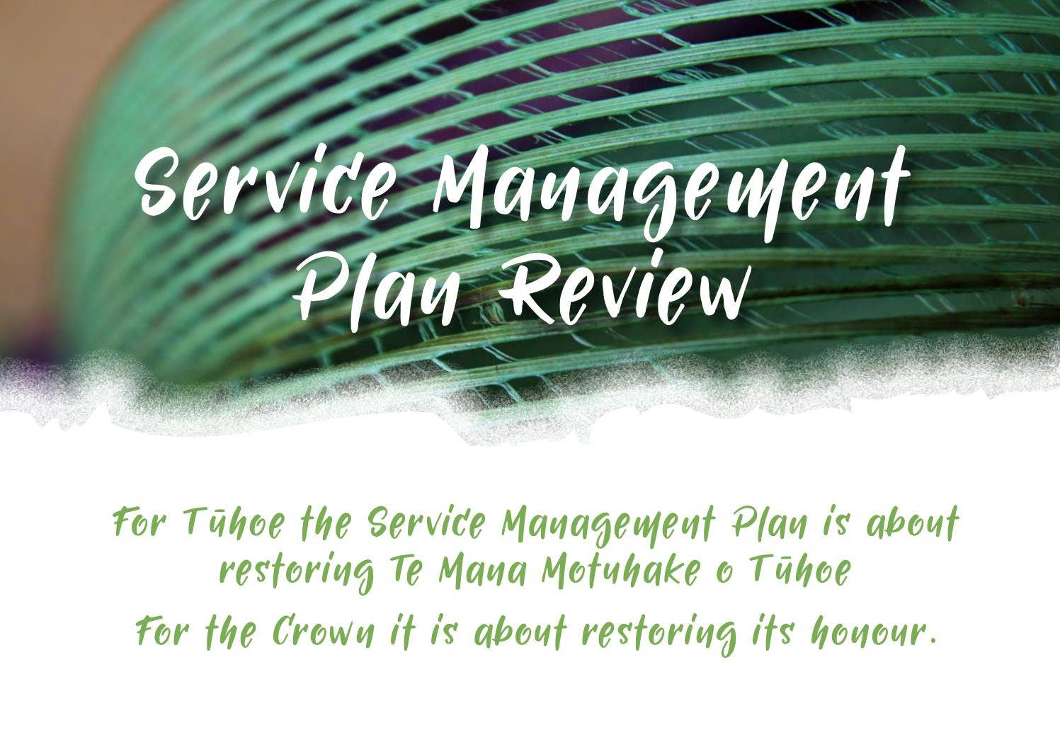 Service Management Plan Review by Te Uru Taumatua - Issuu