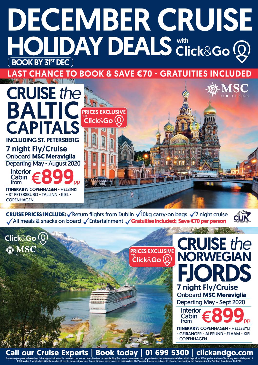 MSC Cruise Insert - December Cruise Holidays Deals With Click&Go by ...