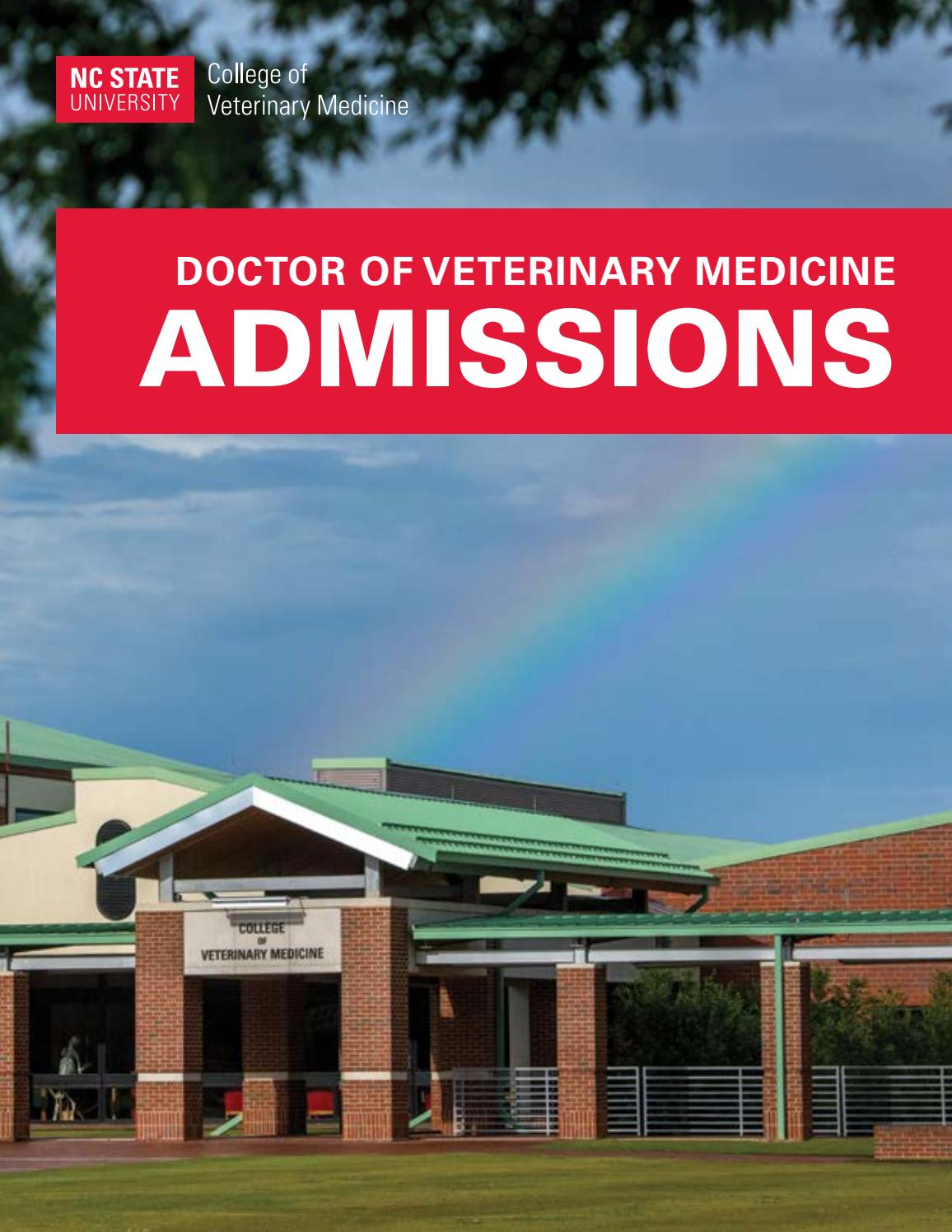NC State Veterinary Medicine Admissions Brochure by NC State Veterinary ...