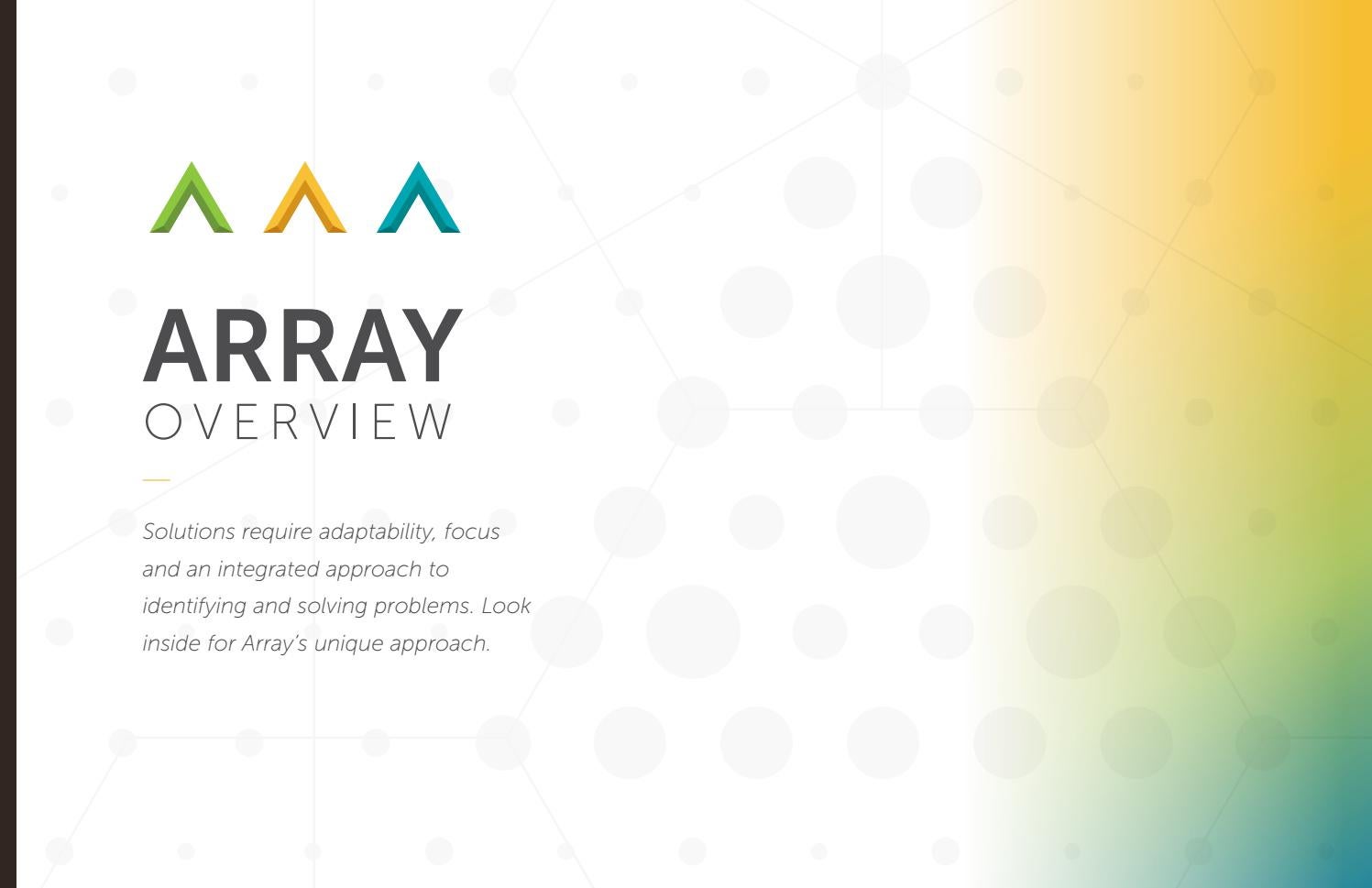Array Overview by Array Architects - Issuu