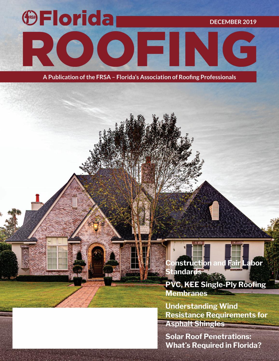 December 2019 by Florida Roofing Magazine - Issuu