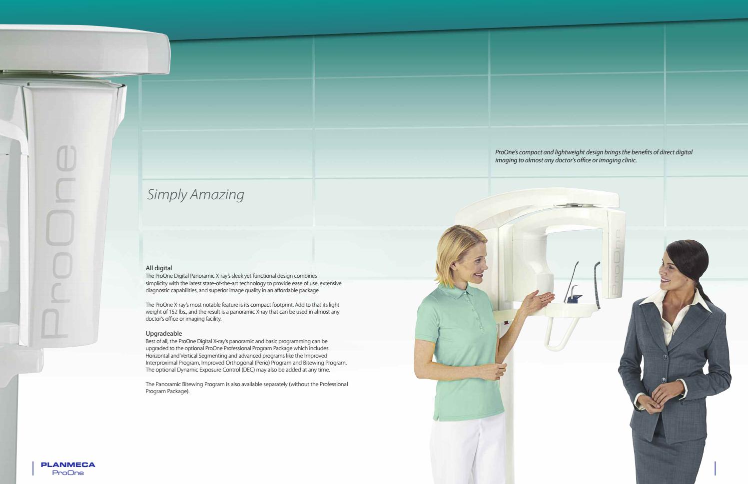 Planmeca ProOne Brochure by Henry Schein Australia - Issuu