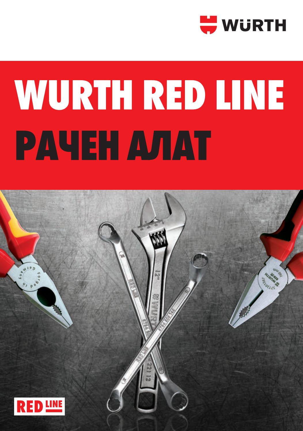 WURTH RED LINE РАЧЕН АЛАТ by kelepur.mk - Issuu